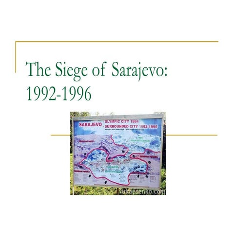 The Siege of Sarajevo | PPT