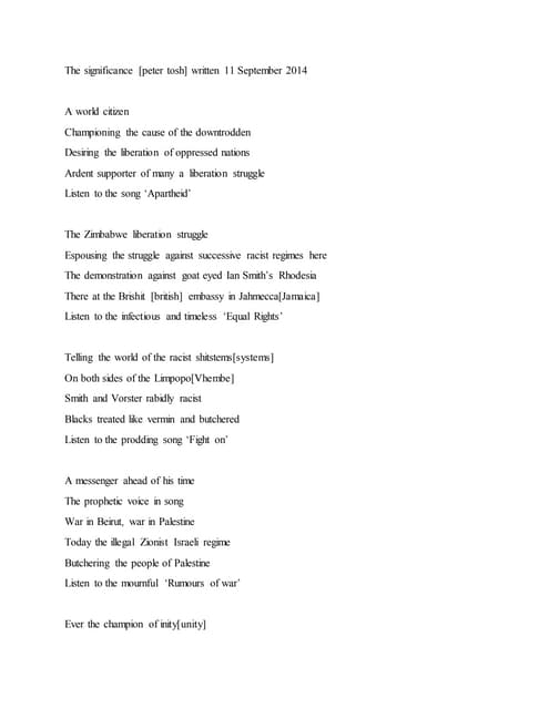 Yakarira hwamanda yechimurenga | PDF