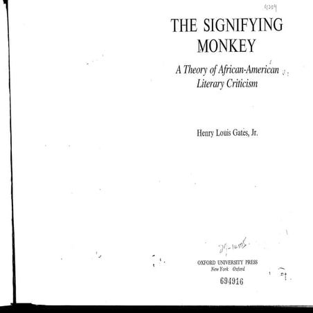 The signifying monkey | PPT