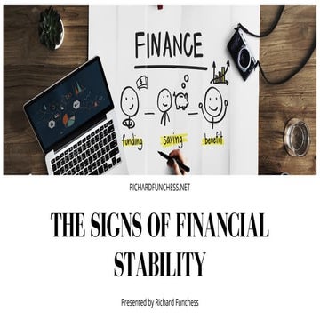 The Signs Of Financial Stability | PDF