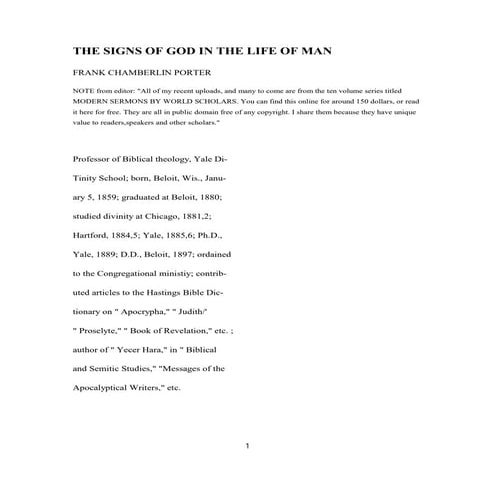 The signs of god in the life of man | PDF | Spirituality | Religion ...