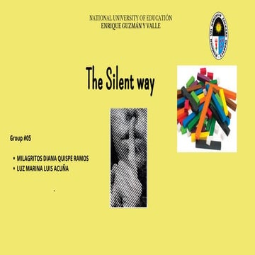 THE SILENT WAY approch as a teaching method | PDF