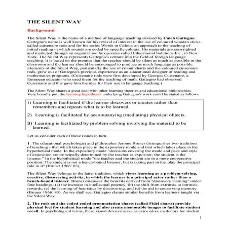 The Silent Way | DOC