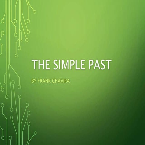 The simple past | PPTX