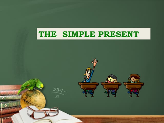 Lesson plan present simple tense | PPTX
