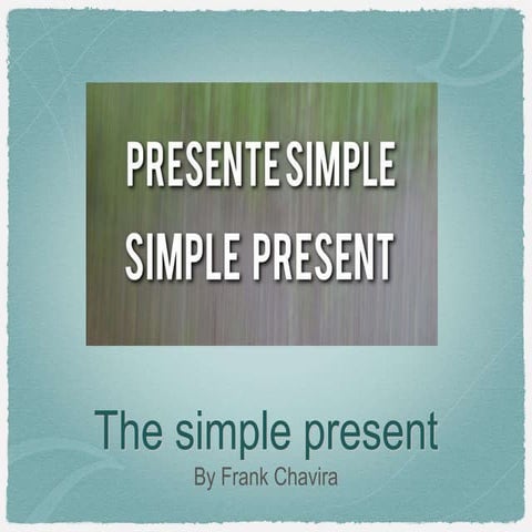 The simple present | PPTX