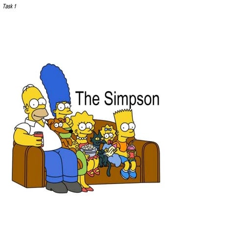 Task 1 - Animation: The Simpsons | PPTX