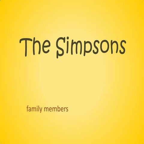The simpsons | PPTX