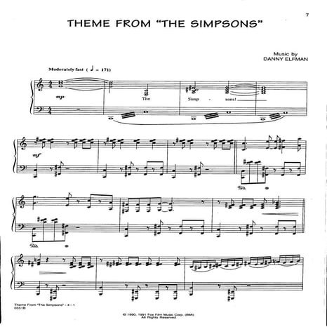 The simpsons songbook | PDF