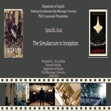 Coursework Presentation : The Simulacrum in Inception | PPTX