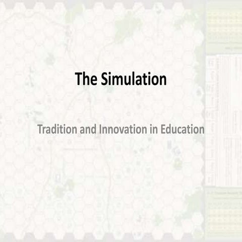 The Simulation | PPT