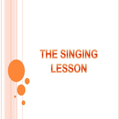 Thesinginglesson | PPT