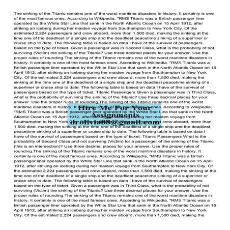 Titanic survivors | PPTX