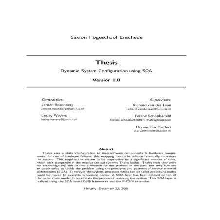Dynamic System Configuration Using Soa Pdf Programming Languages 4465