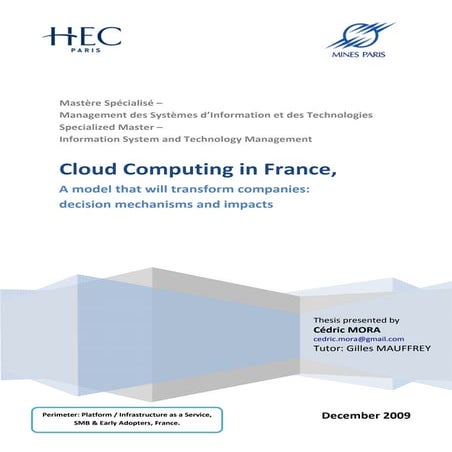 Cloud Computing In France | PDF