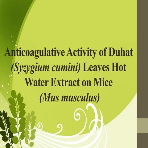Thesis powerpoint. life science | PPTX
