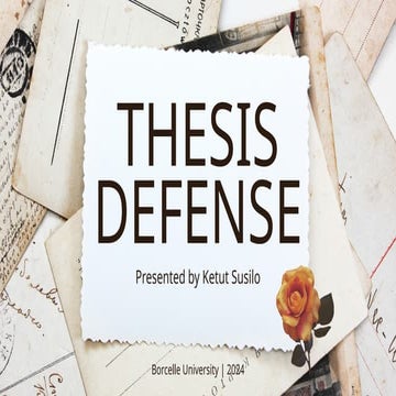 Presentation on the Art of Thesis Defence.pptx