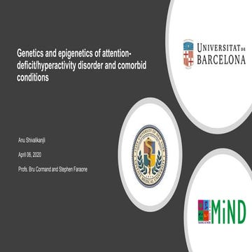 Genetics and epigenetics of ADHD and comorbid conditions.pptx
