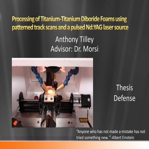 Thesis defense presentation | PPTX