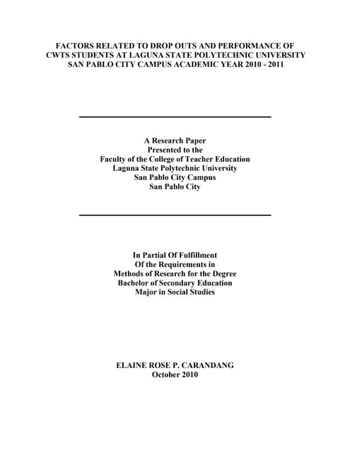 Mini thesis complete | DOCX | Education industry | Industries