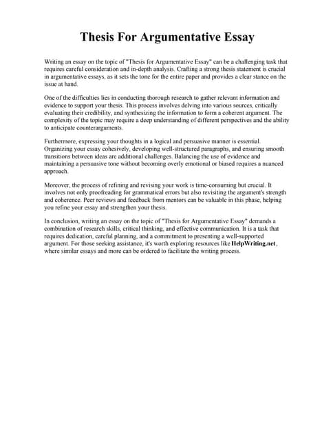 Argumentative Essay Thesis Statement.pdf