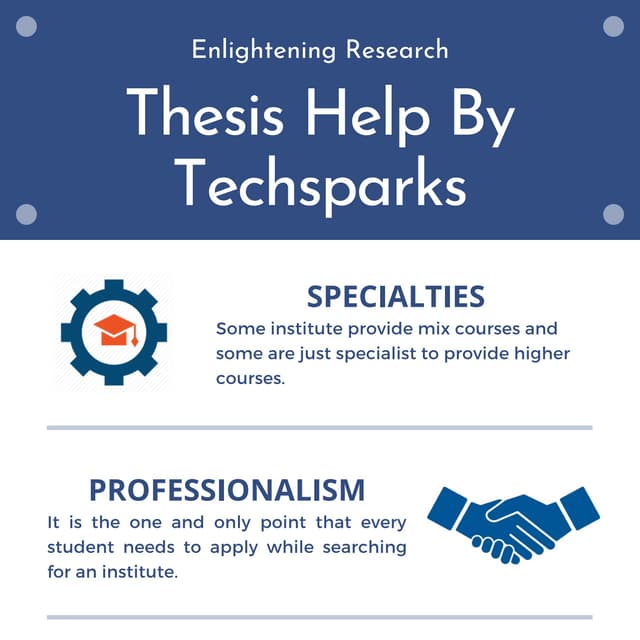 Thesis Help by Techsparks | PDF