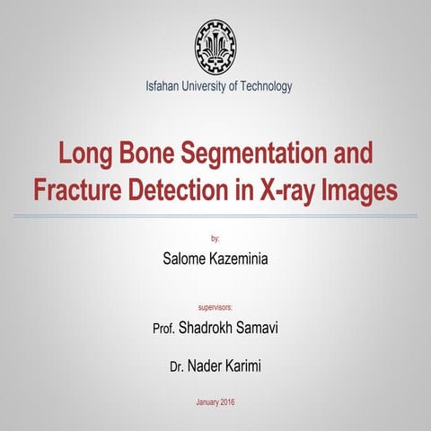 Master Thesis Long Bone Segmentation And Fracture Detection In X Ray