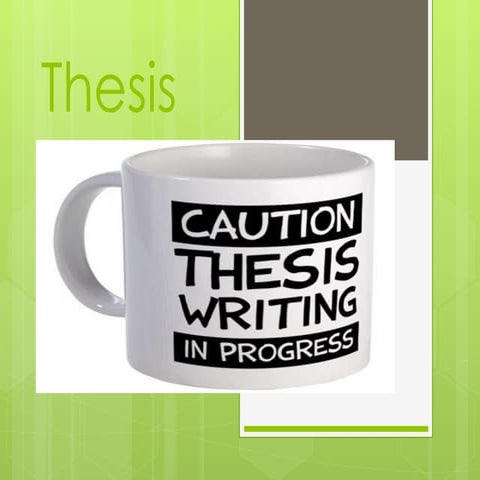 Thesis statement PowerPoint and how to write thesis statement | PPT