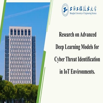 Thesis PPT Final Version. research on advance deep learning model . | PPTX
