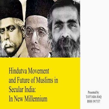 Hindutva movement and future of muslim minorities in secular india 7.pptx