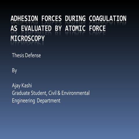 Adhesion Forces during Coagulation as Evaluated by Atomic Force ...