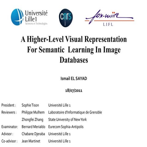 A Higher-Level Visual Representation For Semantic Learning In Image ...