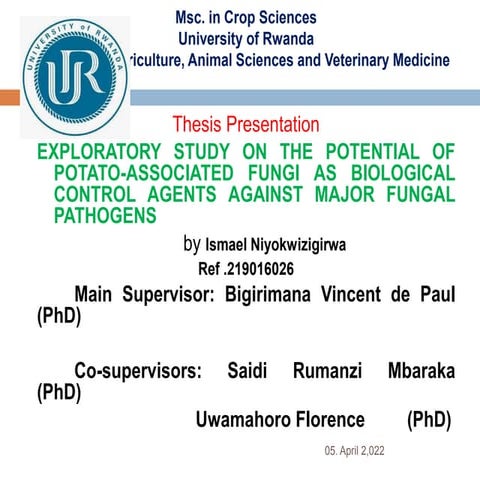 Thesis Presentation.pptx BY ISMAEL NIYOKWIZIGIRWA | PPTX