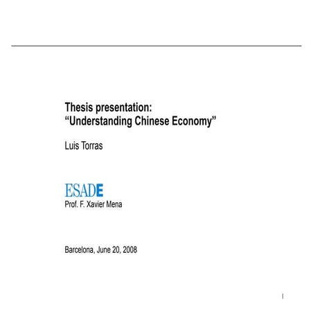 Chinese Economic Reform (1978-2008) | PDF