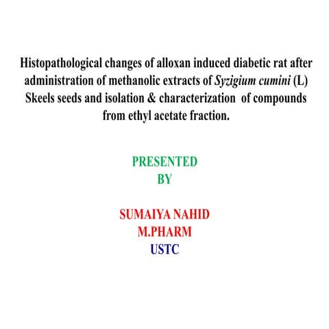 Thesis presentation of sumaiya nahid | PPTX