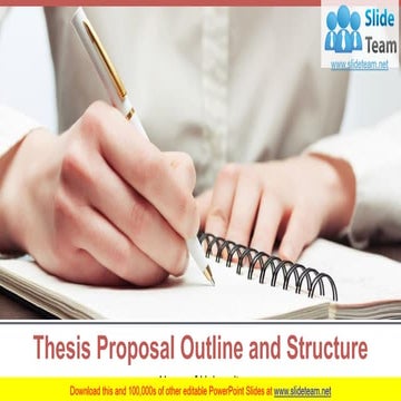 Thesis Proposal Template Thesis Proposal Outline And Structure ...