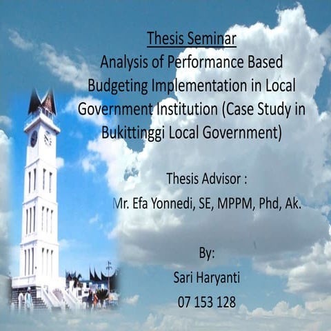 Thesis seminar | PPT