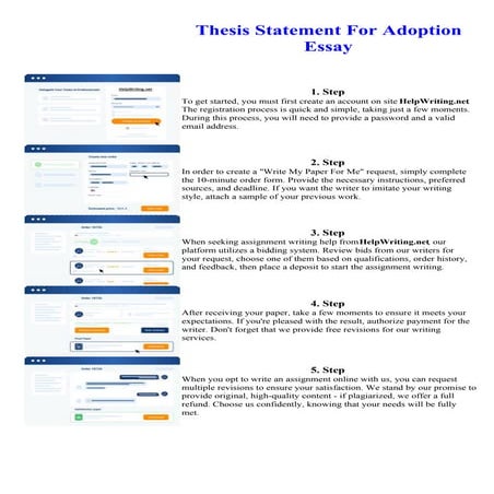 Thesis Statement For Adoption Essay | PDF
