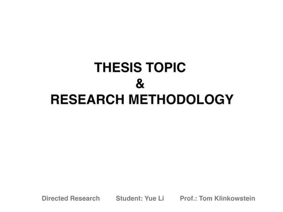 Research titles | PDF