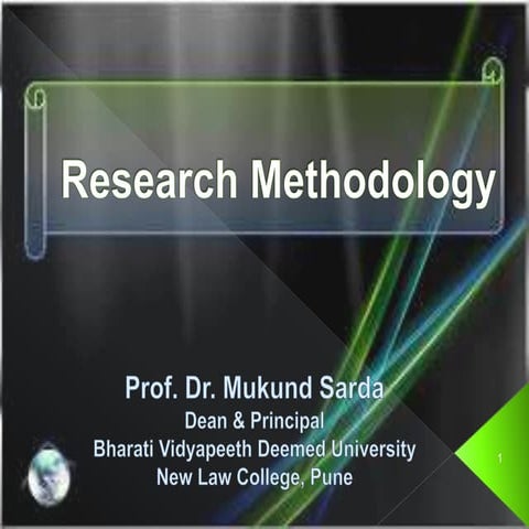 Research Methodology | PPTX