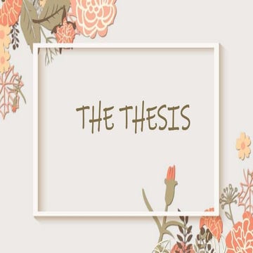 Thesis Writing Lecture.pptx guide for thesis writing | PPTX
