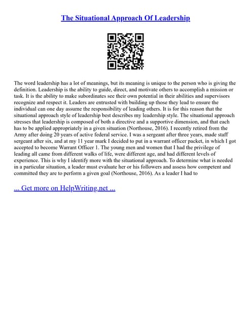 Army Leadership Levels | PDF
