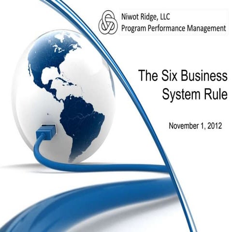 The Six Business System Rules | PPTX