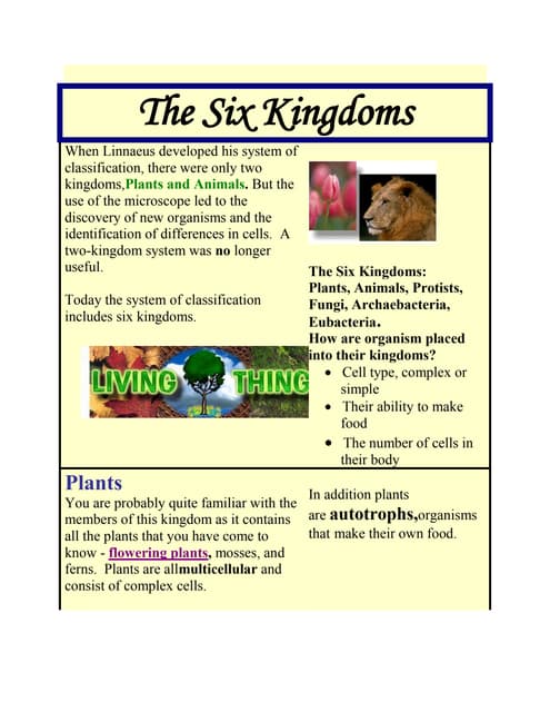 06 6 kingdoms and 3 domains | PPTX