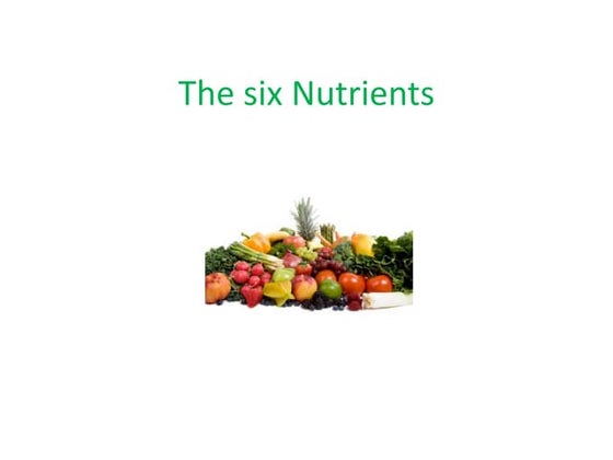 macronutrients and micronutrients | PPT
