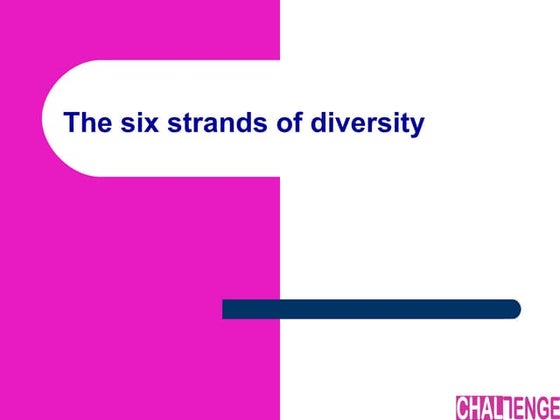 Equality and Diversity Presentation | PPT