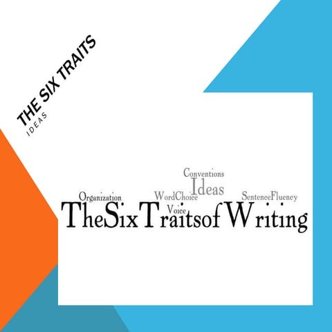 The six traits ideas | PPT