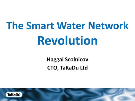 Smart water management system | PPTX