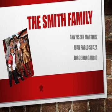 The Smith family | PPTX