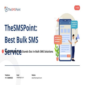 Best Bulk SMS Service for Efficient Communication | PPT